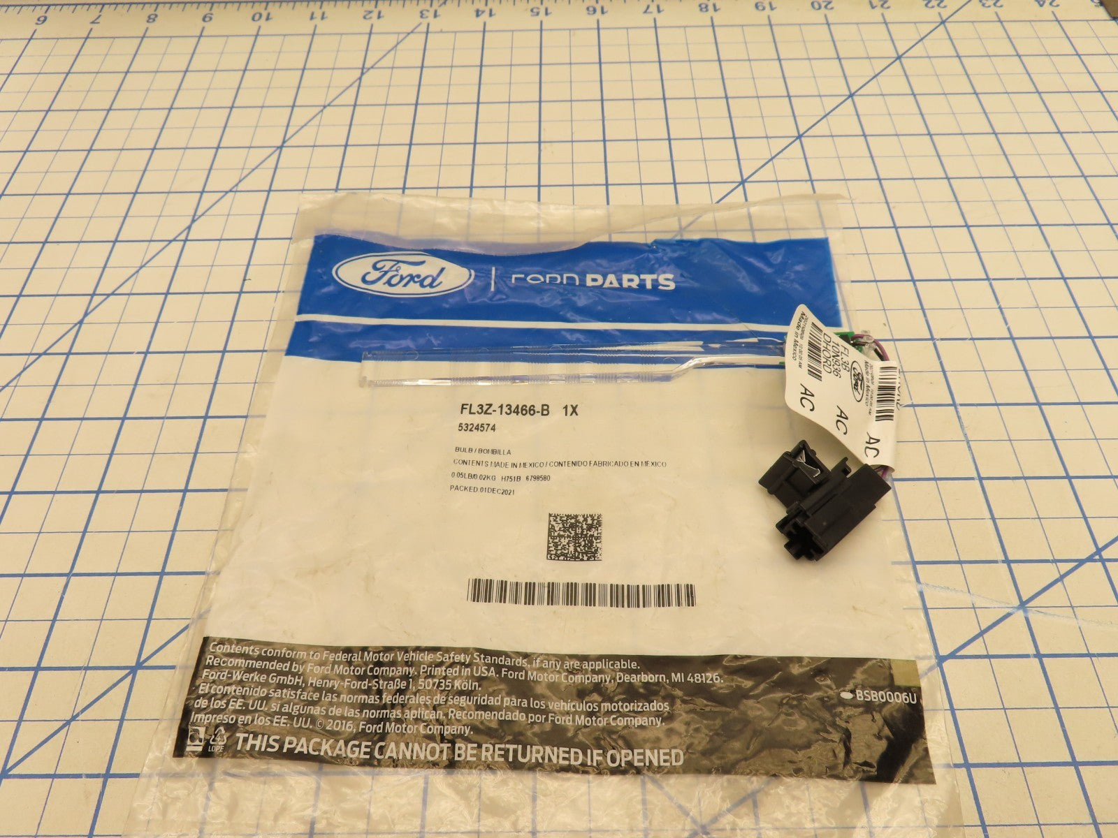 Ford FL3Z-13466-B Console Shifter Gear Position Illuminator Light Lamp ...