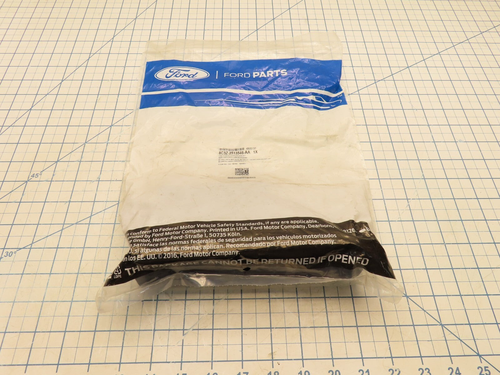 Ford 8C3Z-2513546-AA Dashboard Utility Compartment Cubby Factory Seale ...