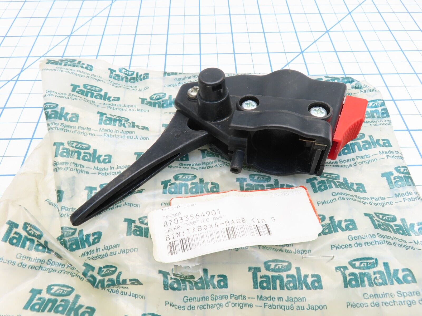 Tanaka 87033564901 Throttle Lever Trigger Assembly – Cottonwood Surplus ...