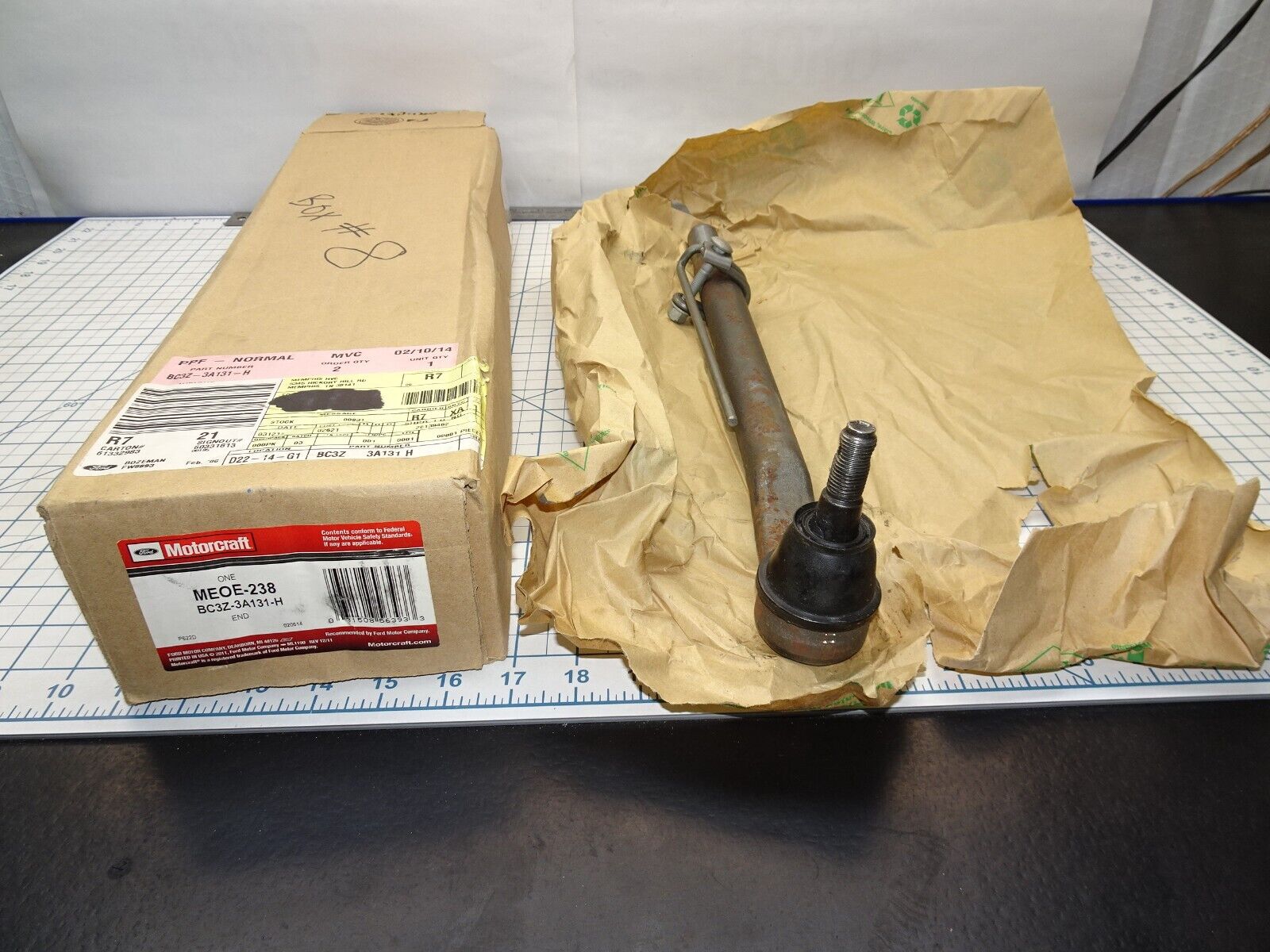 Ford BC3Z-3A131-H Tie Rod End MEOE-238 OEM NOS – Cottonwood Surplus Sales