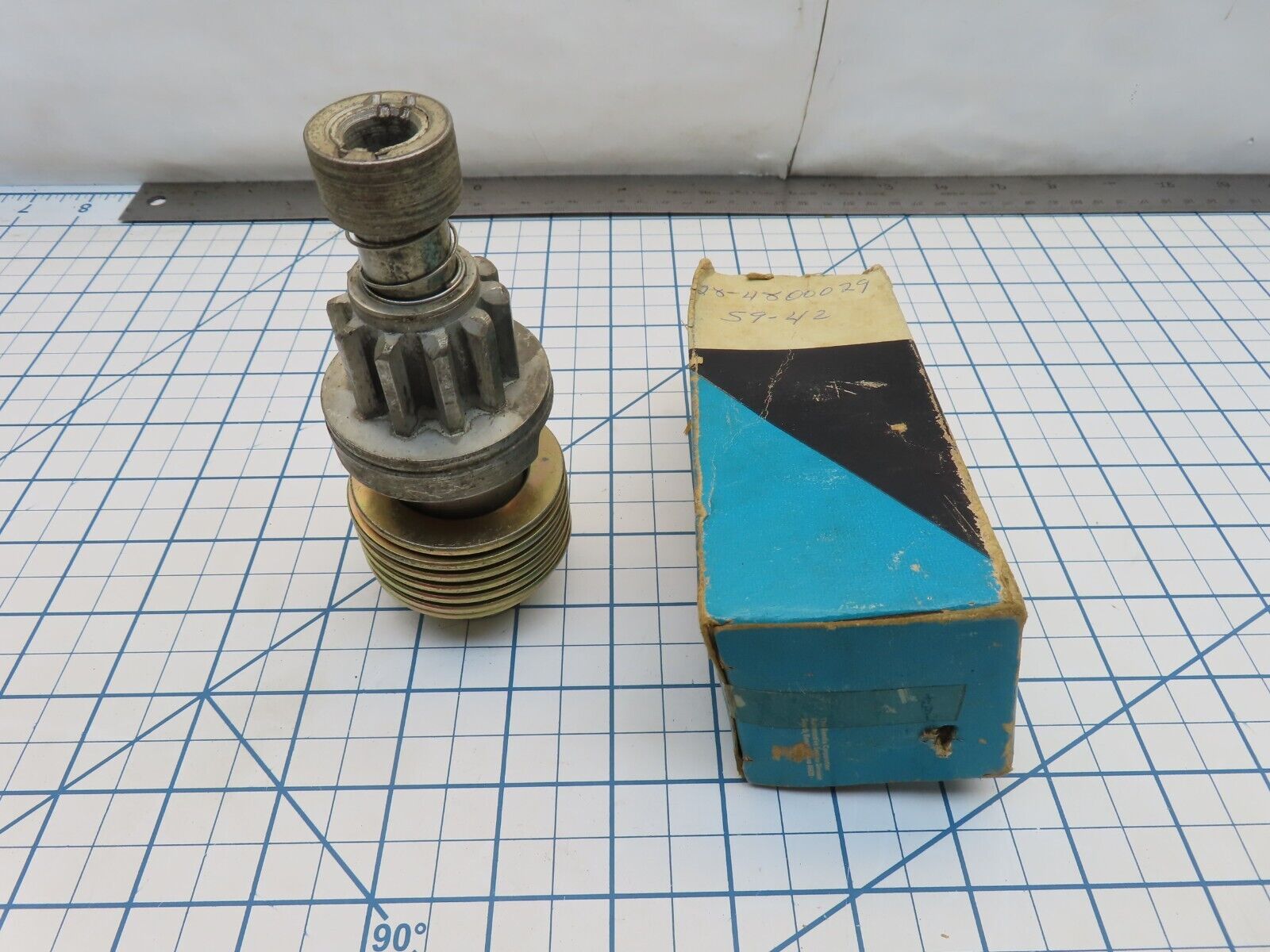 Bendix EBB-44B Starter Drive 10 tooth 28-4800029 – Cottonwood Surplus Sales