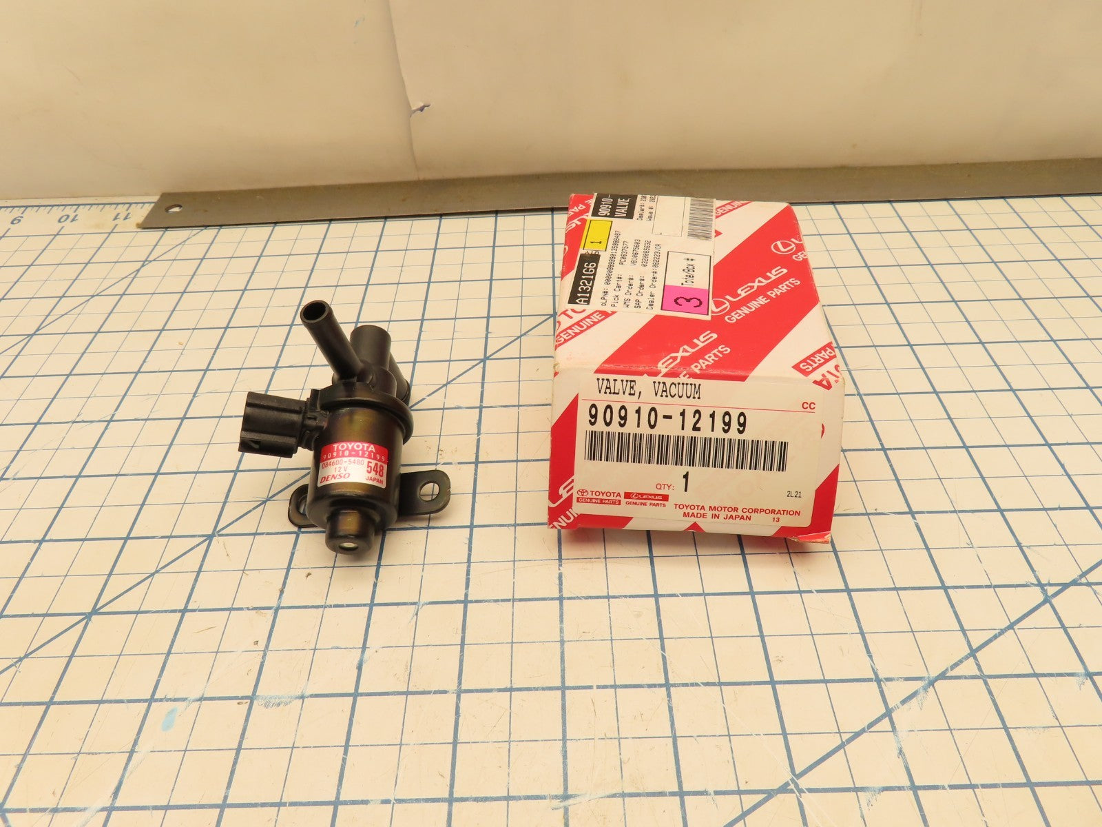 Toyota 90910-12199 Air Intake Vacuum Control Solenoid Valve ...