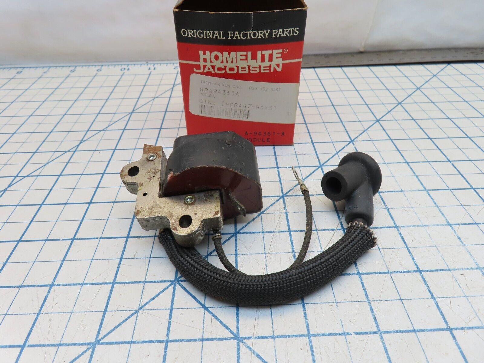 Homelite A-94361-A Ignition Coil Can Test With Meter If Instructed On ...