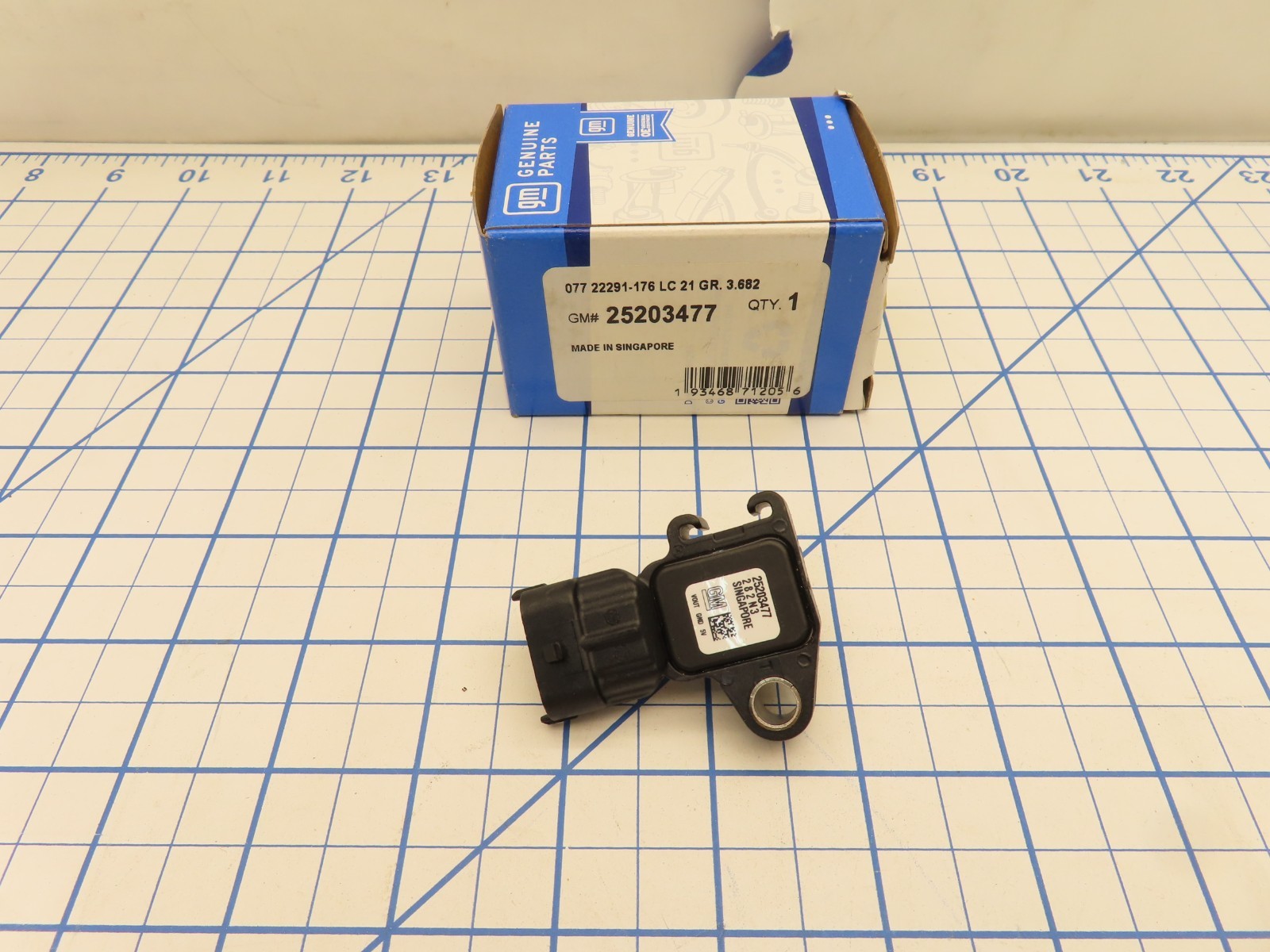 GM 25203477 Manifold Absolute Pressure MAP Sensor – Cottonwood Surplus ...