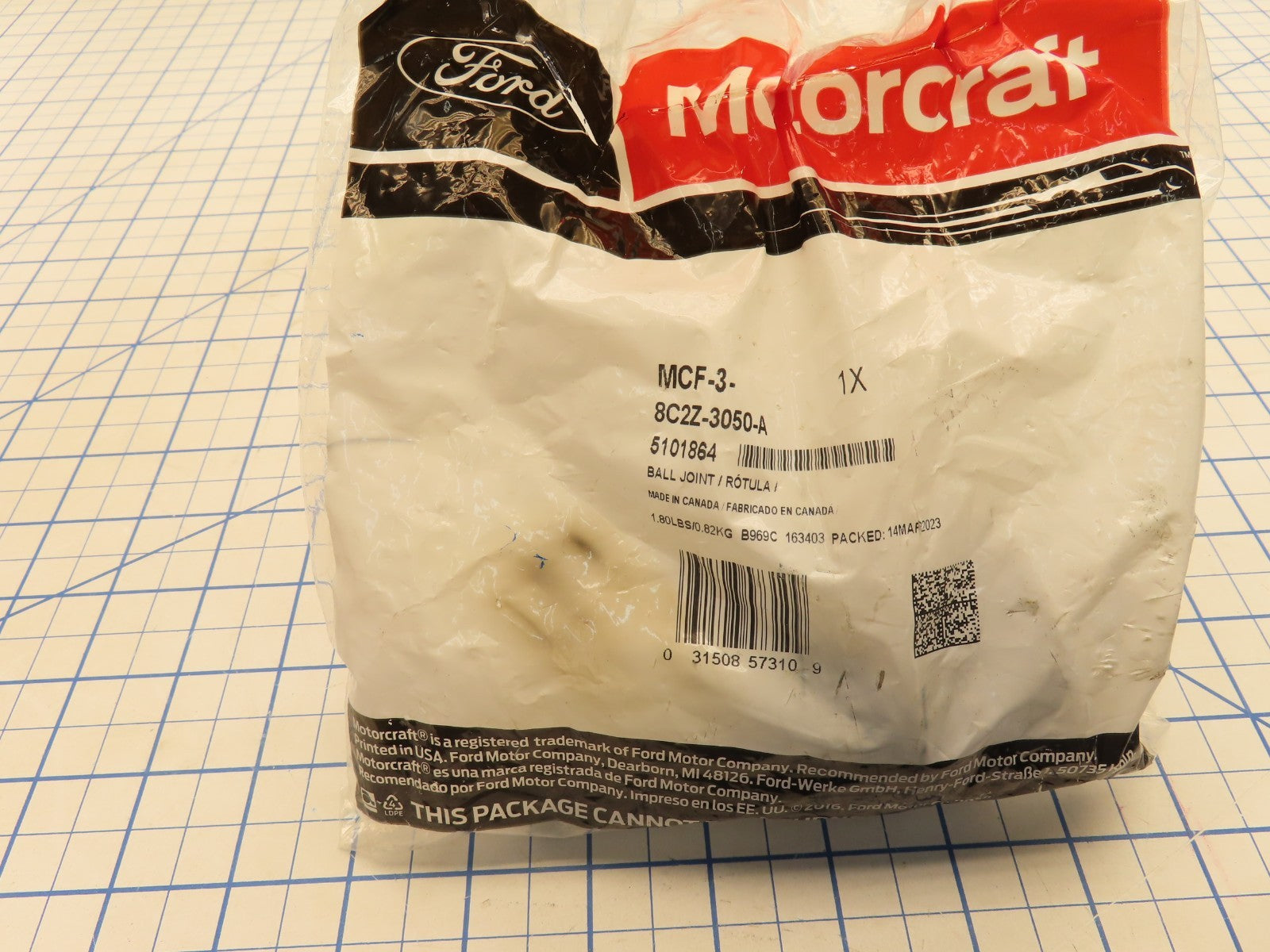 Ford 8C2Z-3050-A Lower Ball Joint MCF-3 Factory Sealed – Cottonwood ...