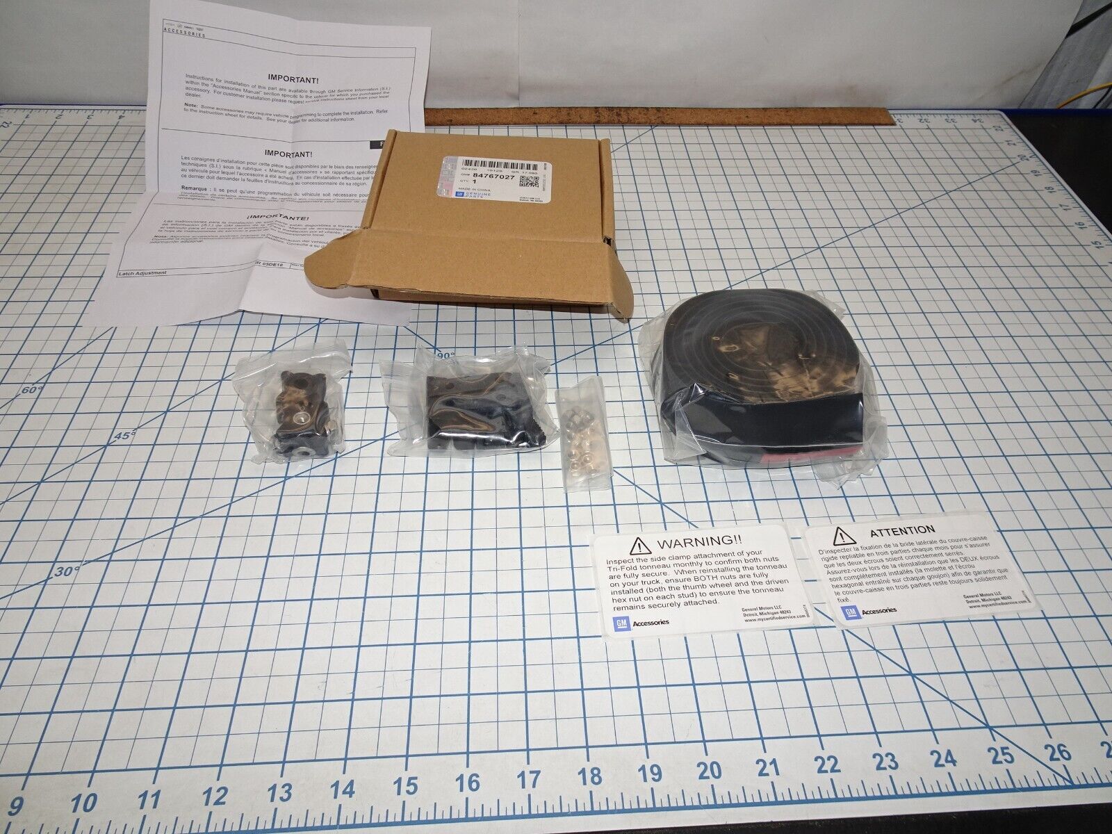 GM 84767027 Tonneau Cover Attachment Kit General Motors – Cottonwood ...