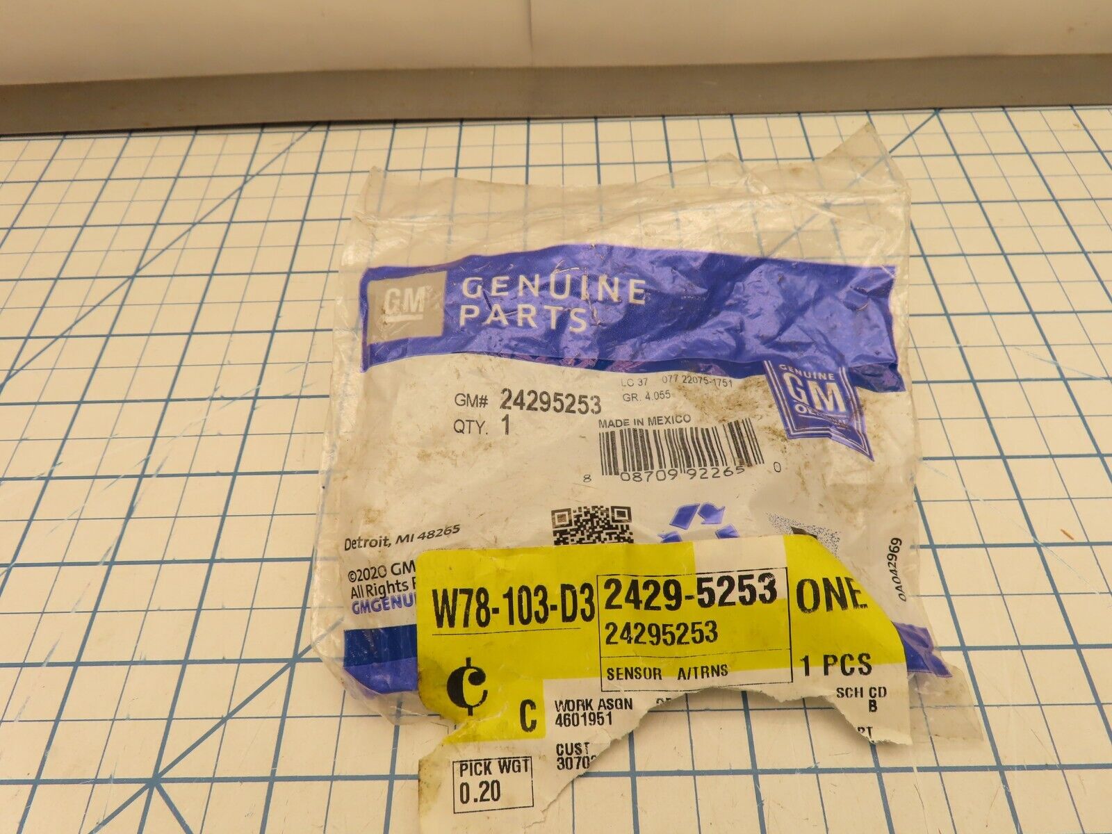 GM 24295253 Transmission Fluid Sensor Factory Sealed – Cottonwood ...