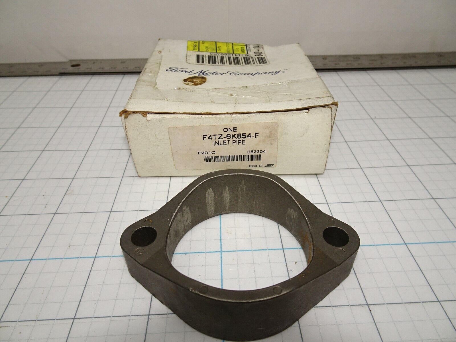 Ford F4TZ-6K854-F Turbocharger Turbo Inlet Up Pipe Flange 7.3 OEM NOS ...
