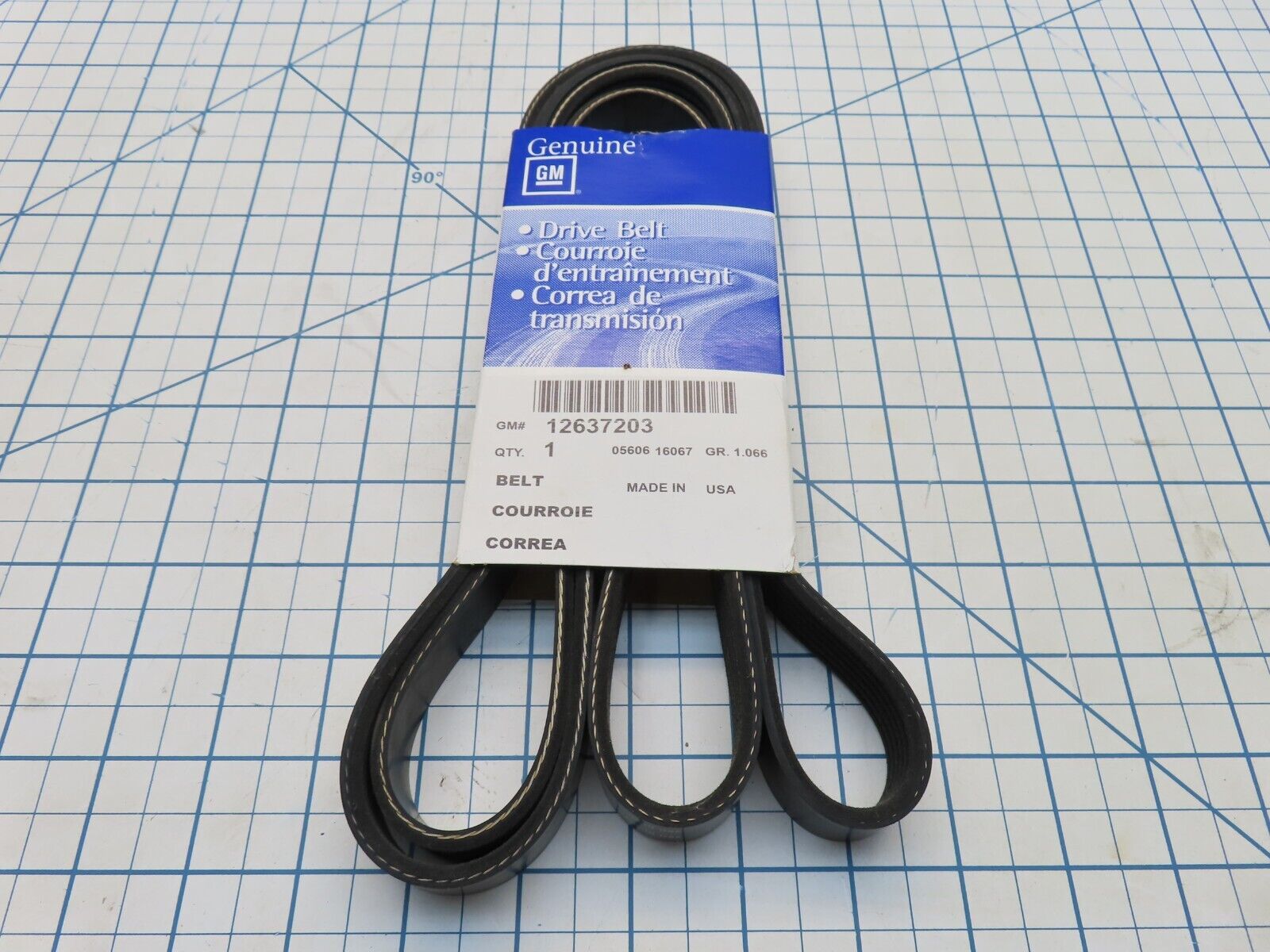 GM 12637203 Serpentine Belt 6PK2230 General Motors – Cottonwood Surplus ...