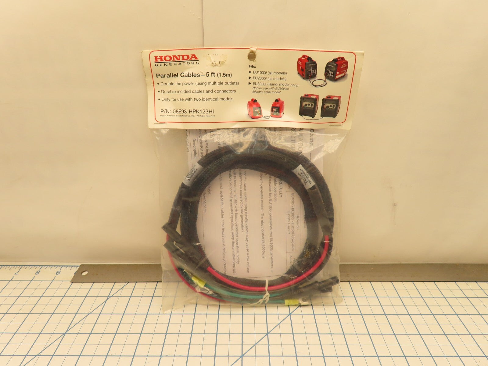 Honda 08E93-HPK123HI Parallel Generator Cable Kit 5 FT Fitment in Pics ...