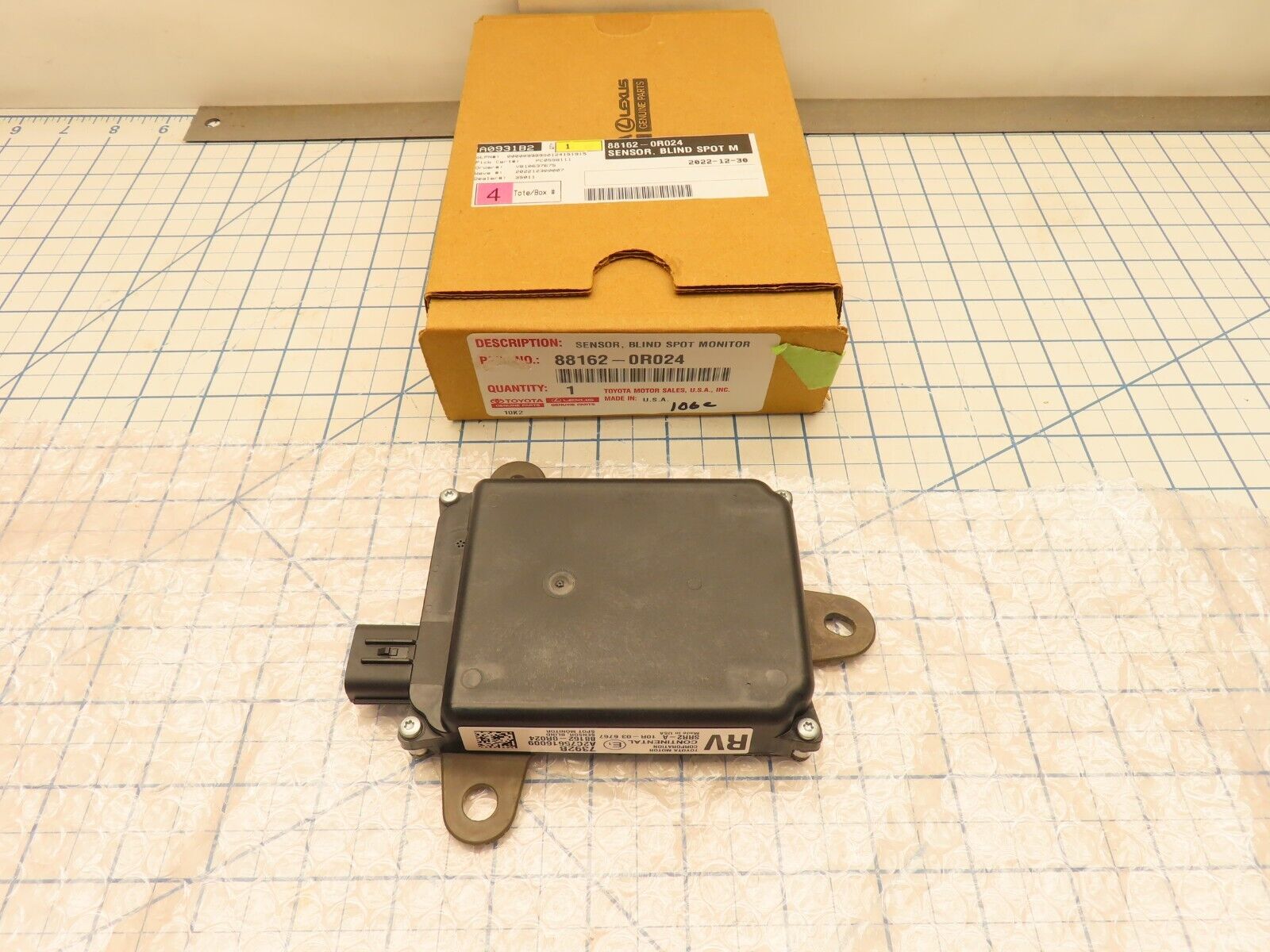 Toyota 88162-0R024 Blind Spot Sensor Monitor Module – Cottonwood ...