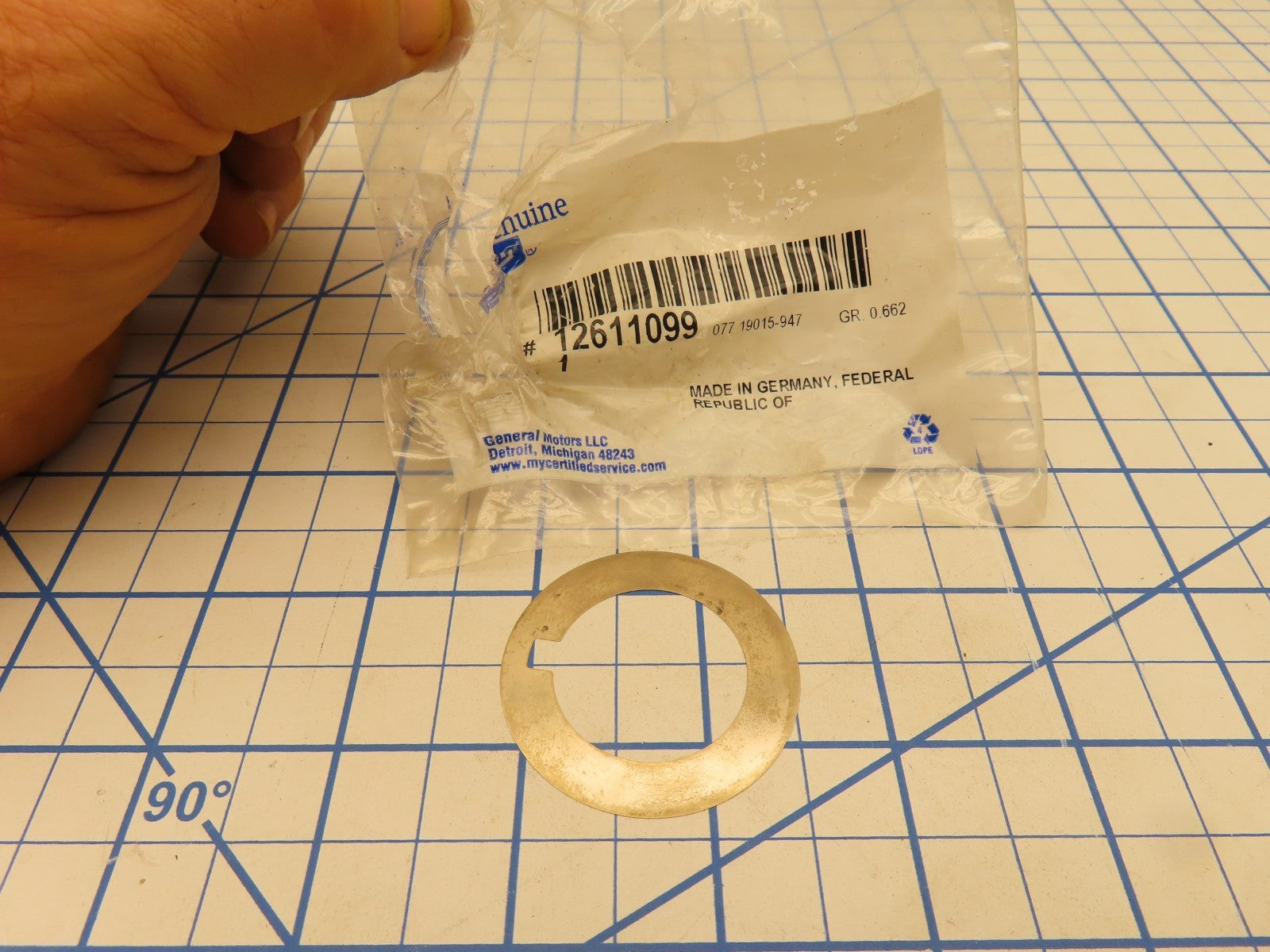 GM 12611099 Washer for Harmonic Balancer Crankshaft – Cottonwood ...