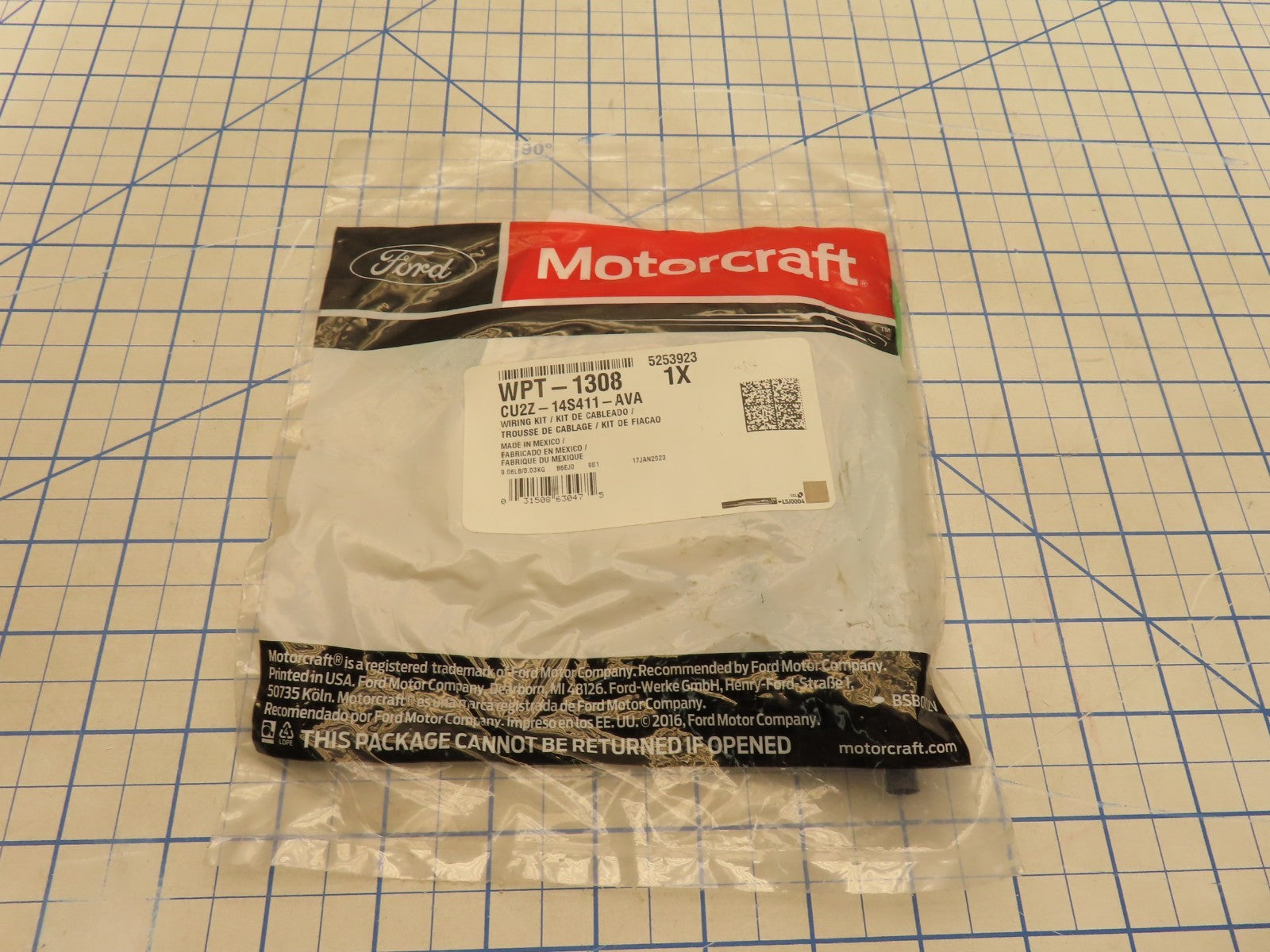 Ford CU2Z-14S411-AVA Wiring Harness Pigtail Connector WPT-1308 Factory ...