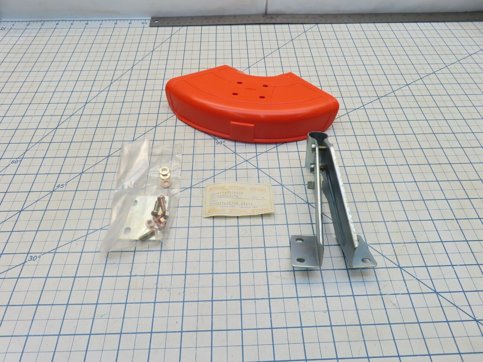 Stihl 4114-710-8101 Trimmer Guard Shield Deflector with Bracket ...