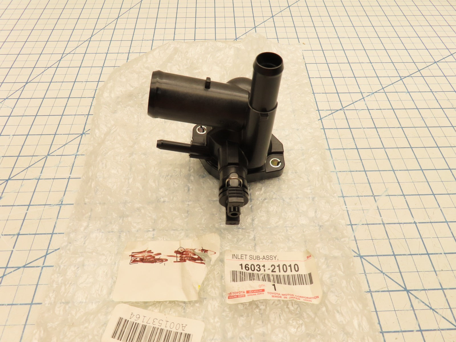 Toyota 16031-21010 Coolant Inlet Thermostat Housing Assembly ...