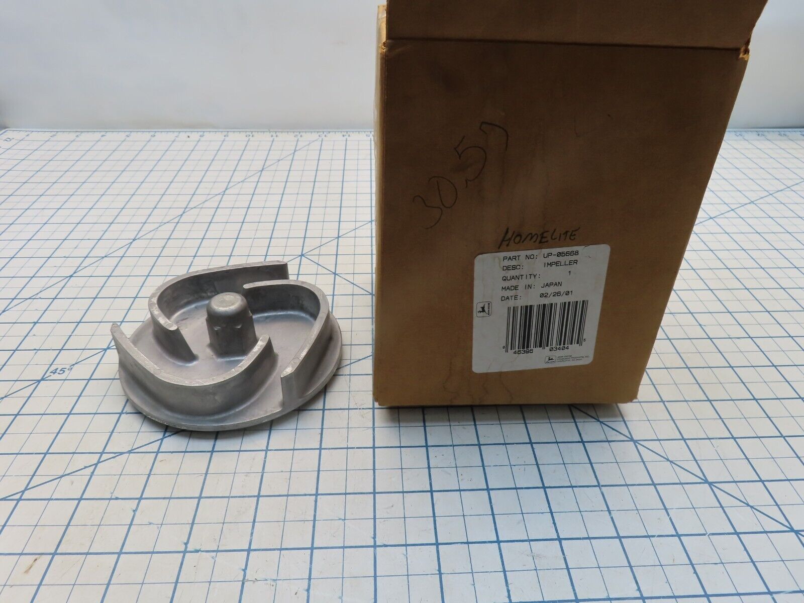 Homelite UP05668 UP-05668 Impeller for Water Pump – Cottonwood Surplus ...