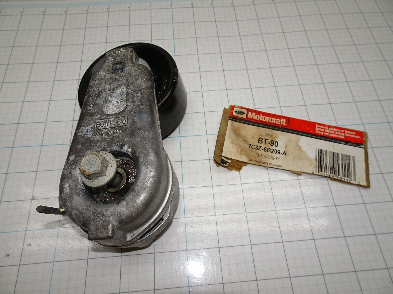 Ford 7C3Z-6B209-A Serpentine Belt Tensioner Motorcraft BT-90 Read Belo ...