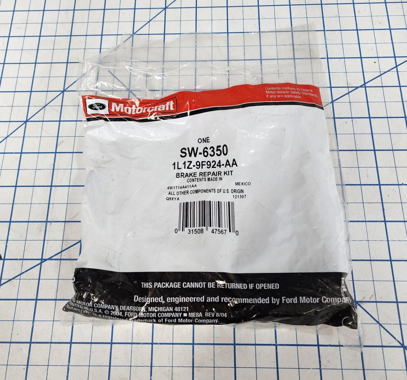 Ford 1L1Z-9F924-AA Cruise Brake Switch Deactivation Kit SW-6350 OEM Re ...