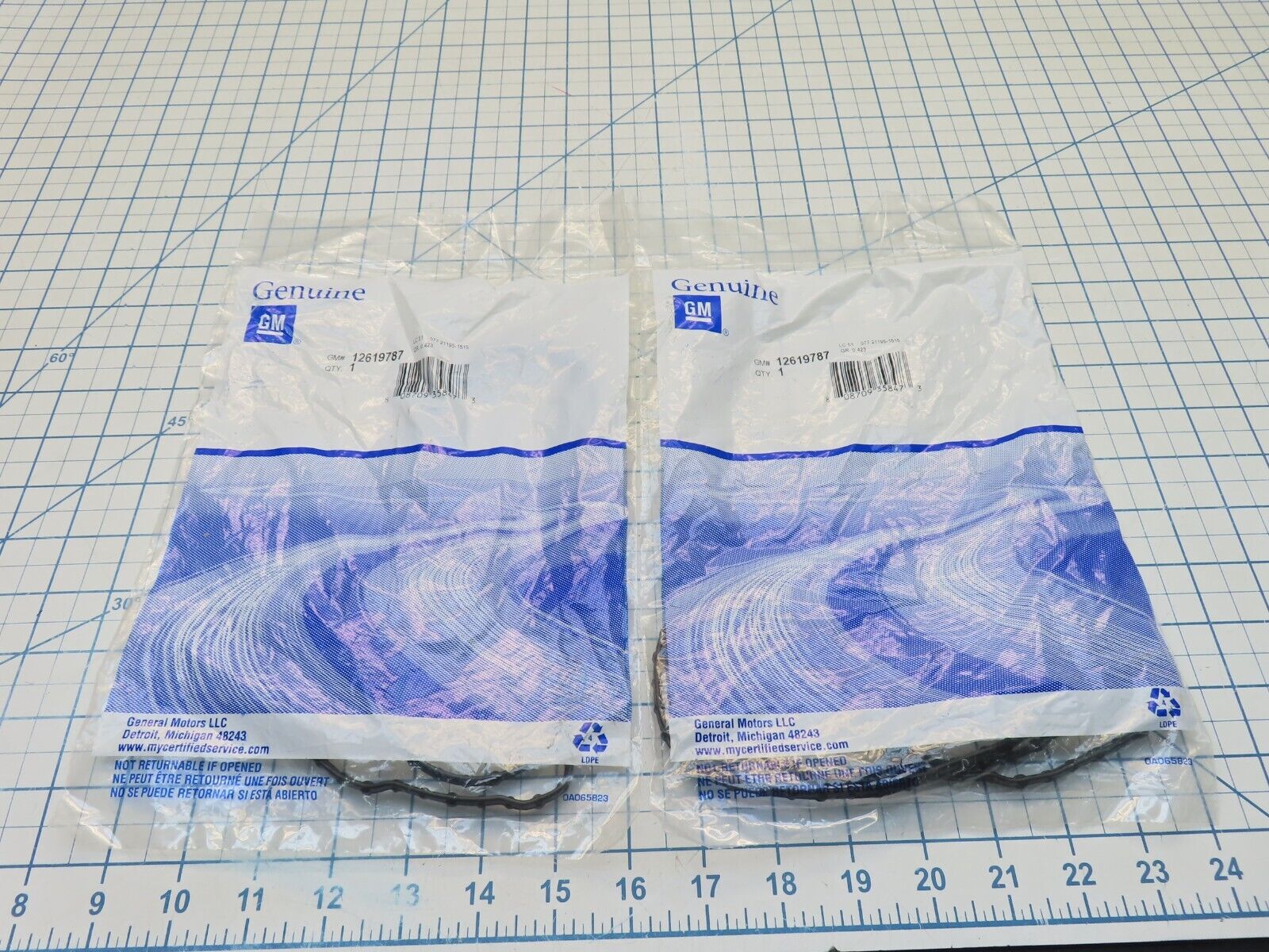 GM 12619787 Valve Cover Gasket 2 Pack Factory Sealed General Motors ...