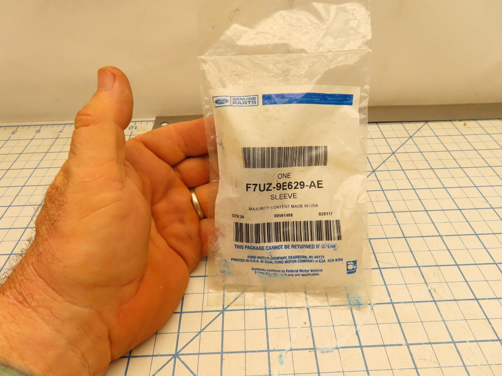 Ford F7UZ-9E629-AE Vapor Purge Sleeve Connector Fitting Factory Sealed ...