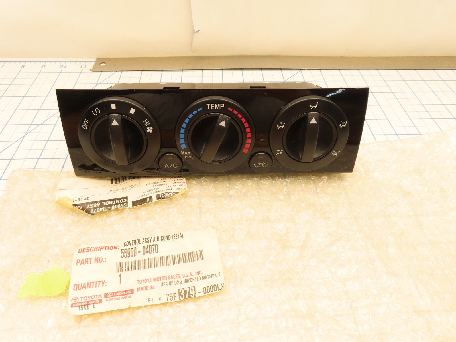 Toyota 55900-04070 HVAC Control Panel – Cottonwood Surplus Sales