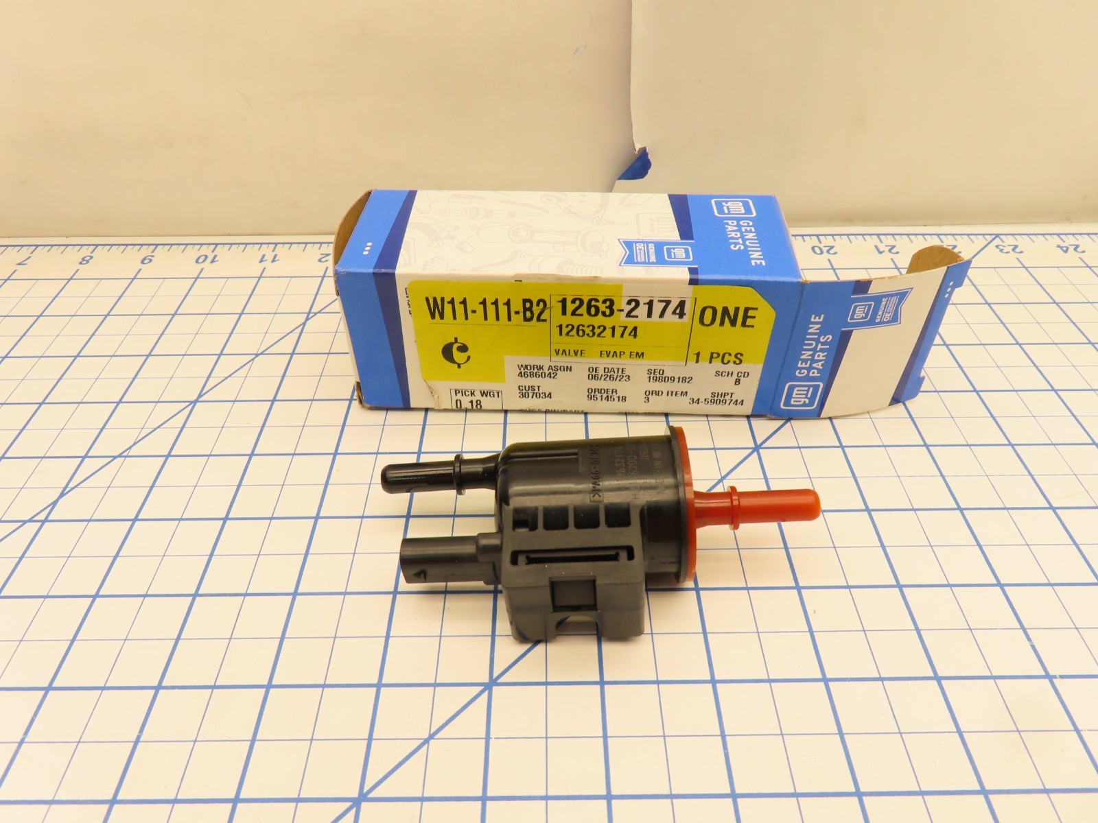 GM 12632174 EVAP Vapor Canister Purge Valve Solenoid General Motors ...
