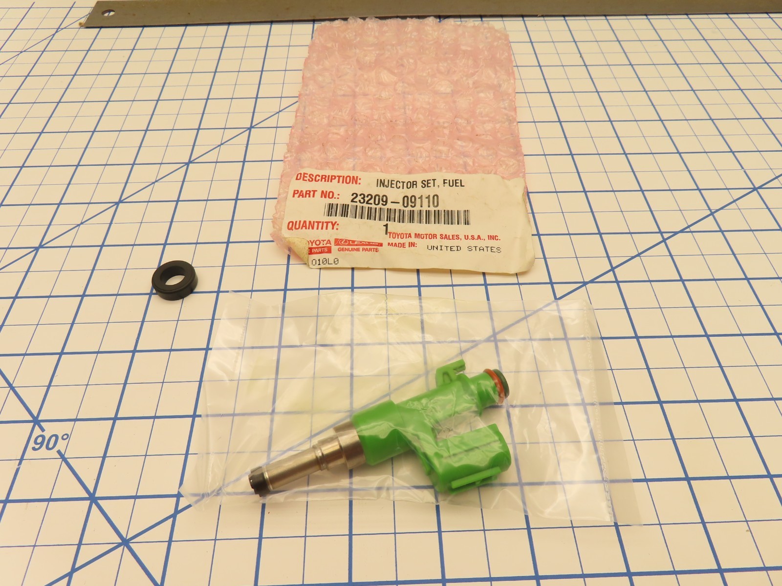 Toyota 23209-09110 Single Fuel Injector – Cottonwood Surplus Sales