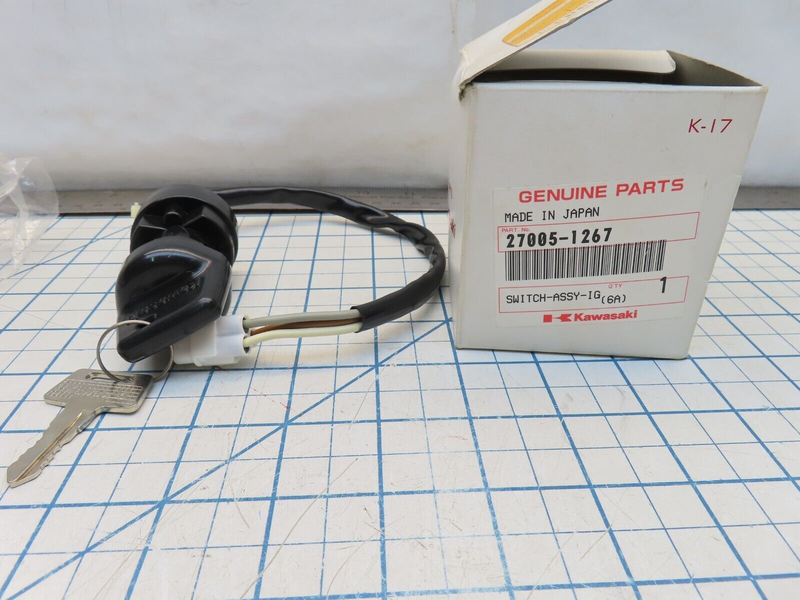 Kawasaki 27005-1267 Ignition Switch Assembly with Keys – Cottonwood ...