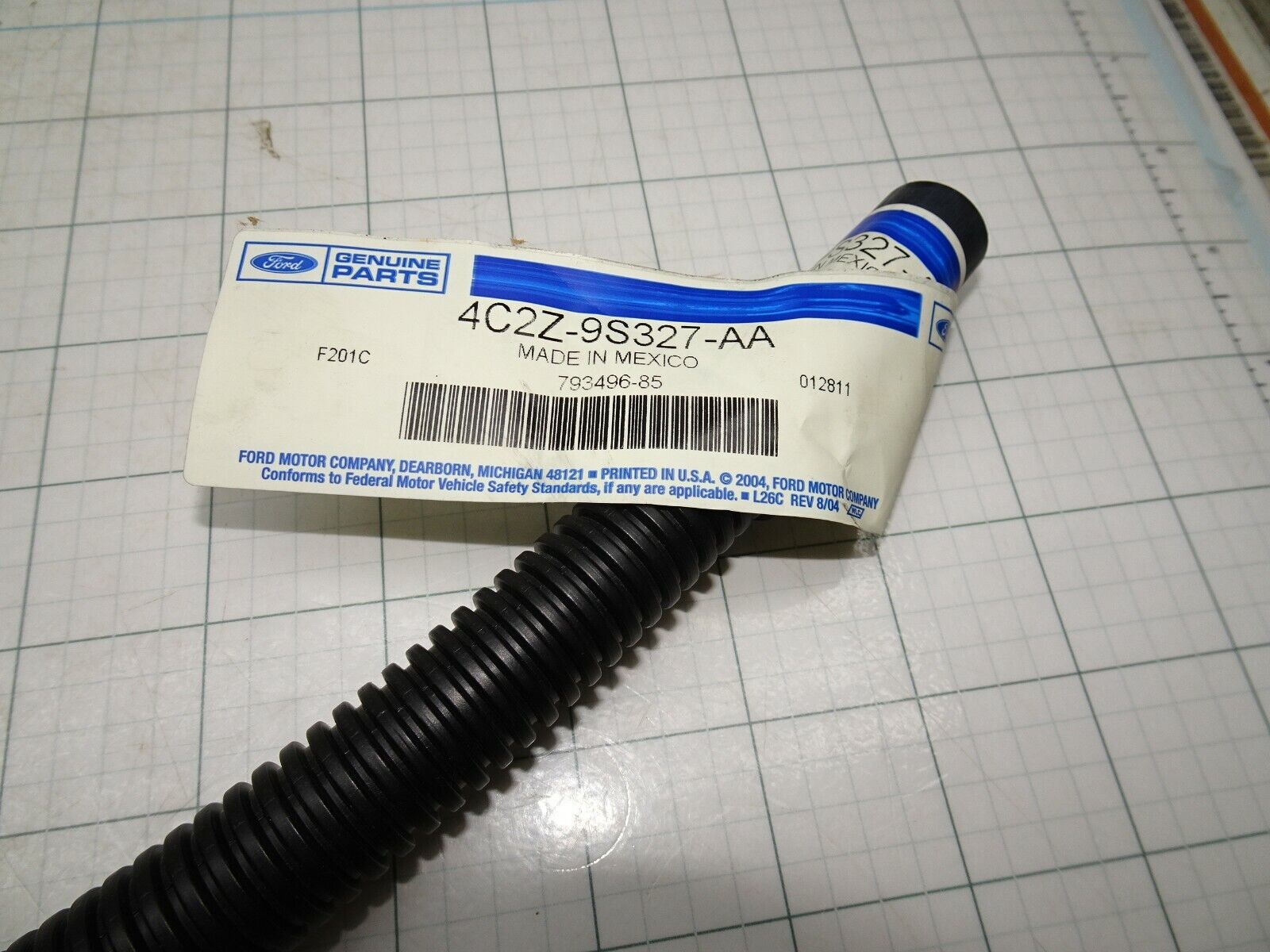 Ford 4C2Z-9S327-AA Fuel Tank Vapor Hose Line Tube OEM NOS – Cottonwood ...
