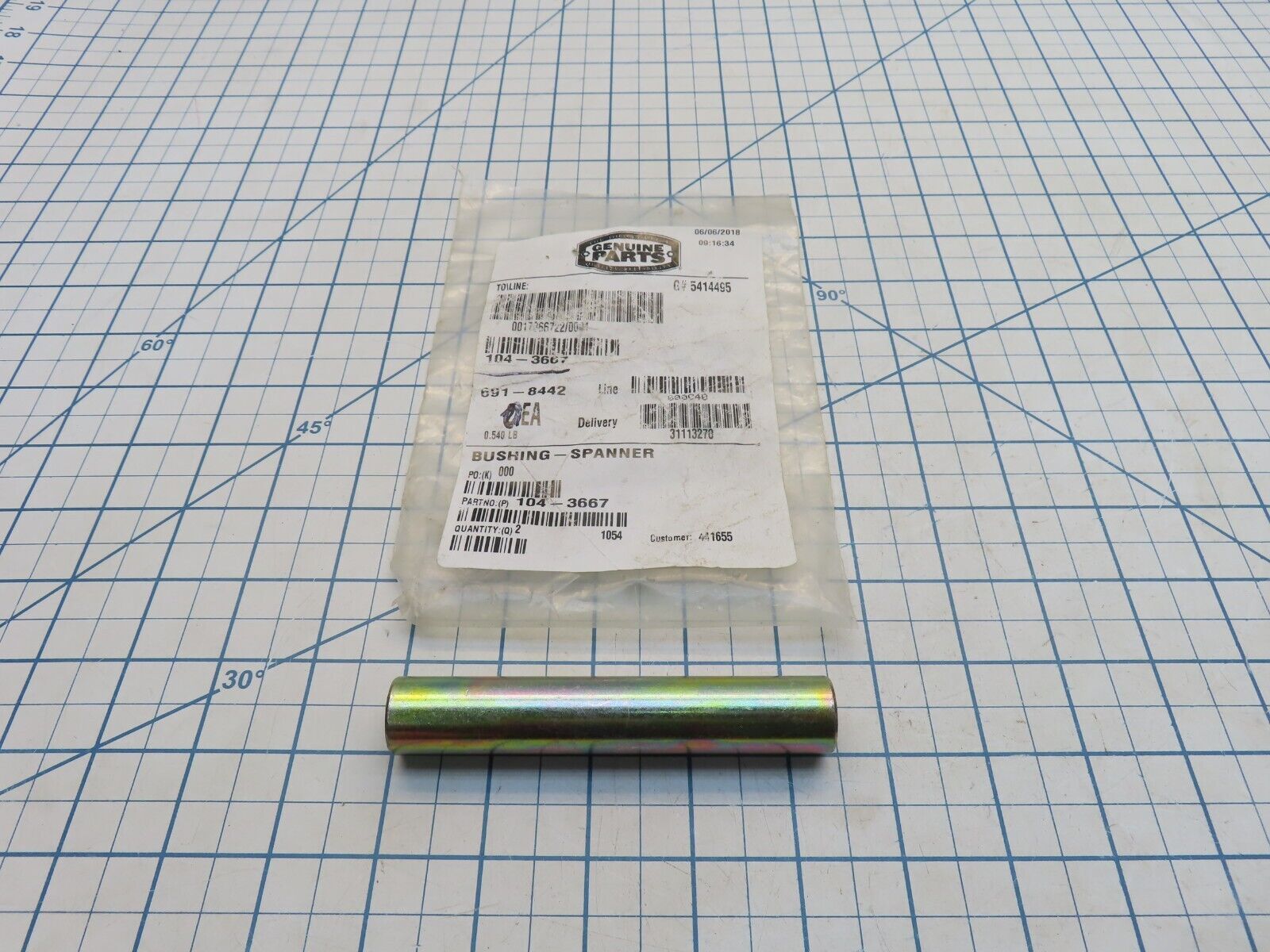 Toro 104-3667 Wheel Spanner Axle Spacer – Cottonwood Surplus Sales