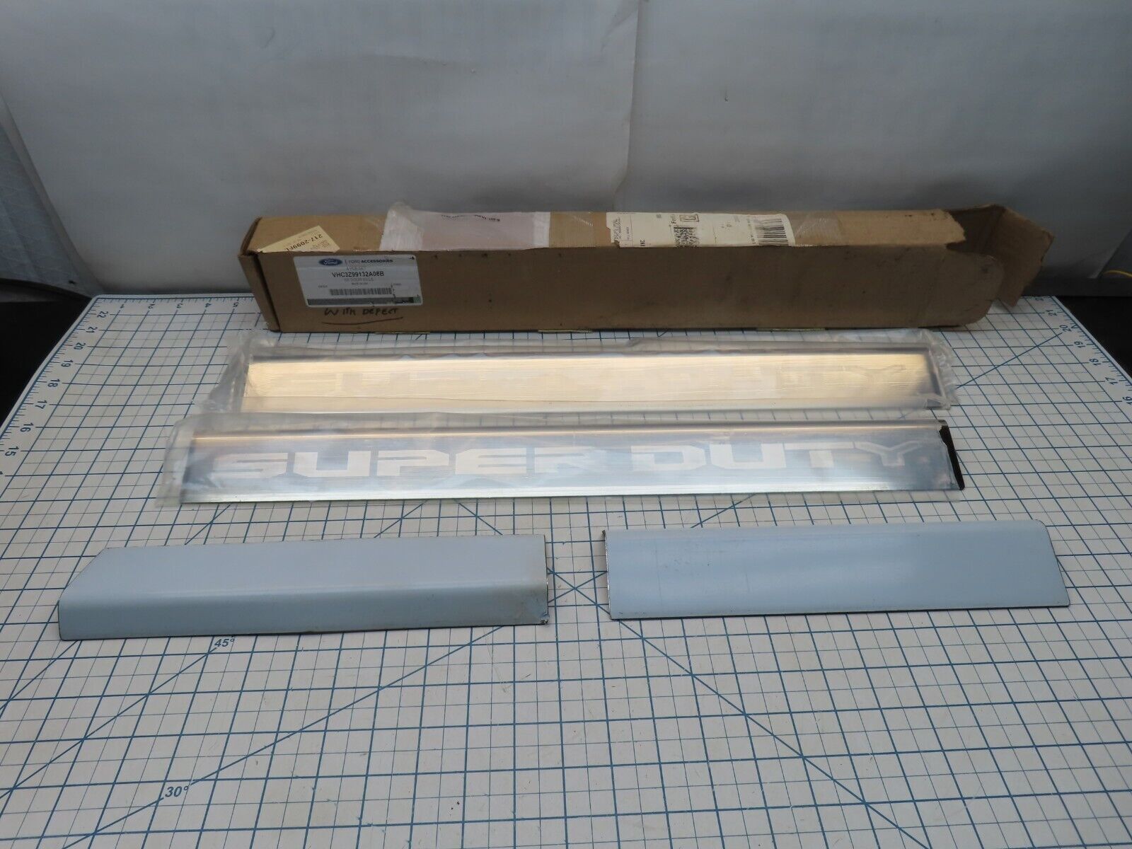 Ford VHC3Z99132A08B Stainless Door Sill Scuff Plate Kit Super Duty W ...