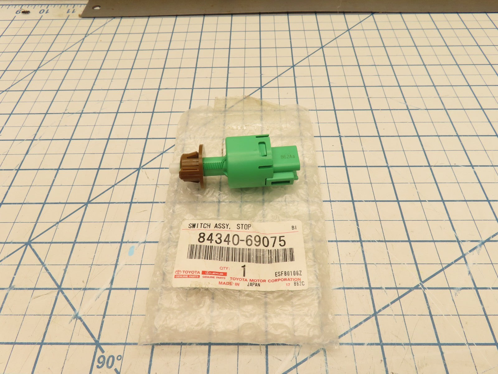 Toyota 84340-69075 Brake Stop Light Switch – Cottonwood Surplus Sales