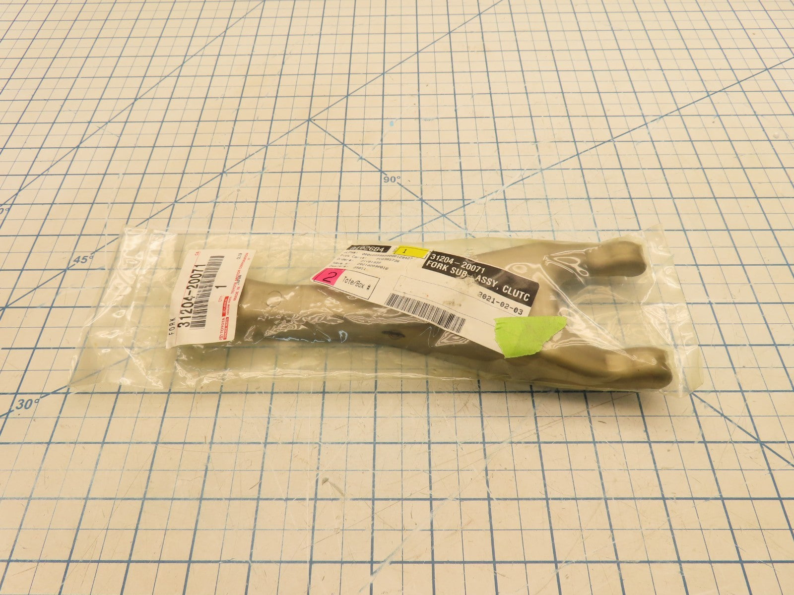 Toyota 31204-20071 Clutch Release Fork Factory Sealed – Cottonwood ...