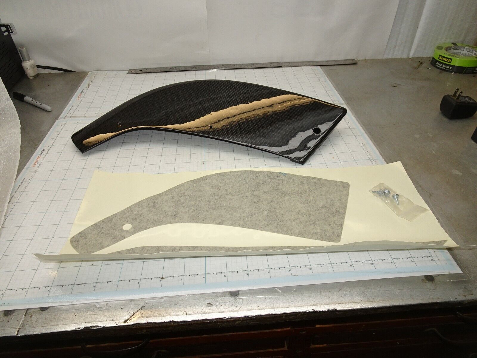 BMW 51 19 0 412 952 Front Mounted Spoiler Eleron Aileron Part Carbon O ...